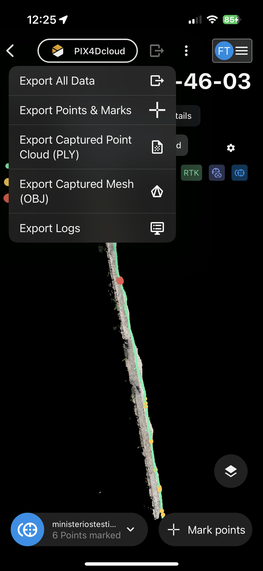 How to export PIX4Dcatch projects