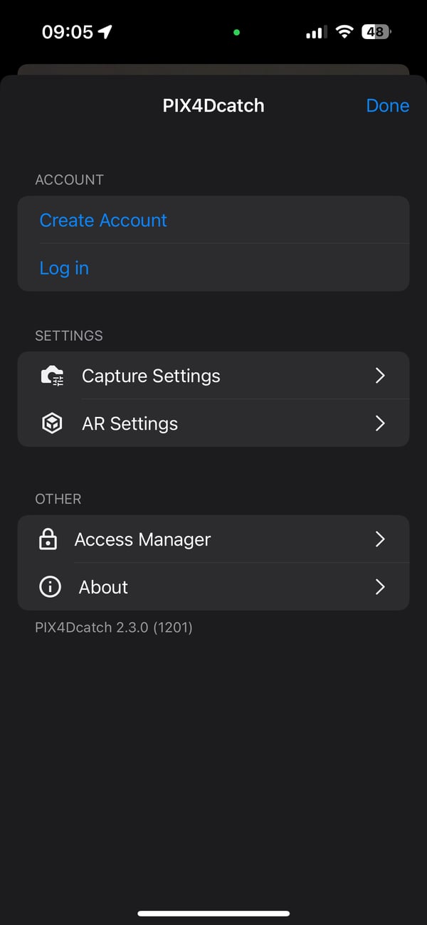 Sign up, login, and trial license - PIX4Dcatch