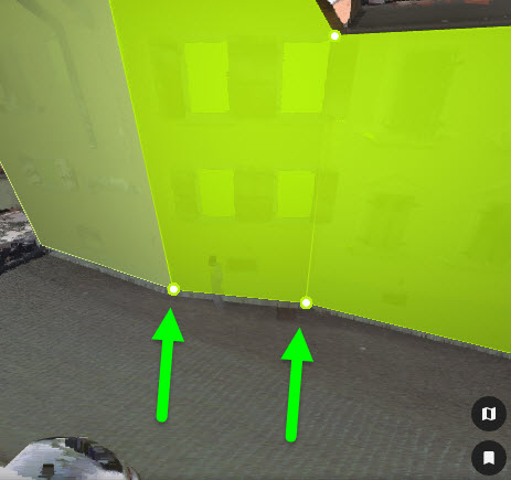 Wall detection - PIX4Dsurvey