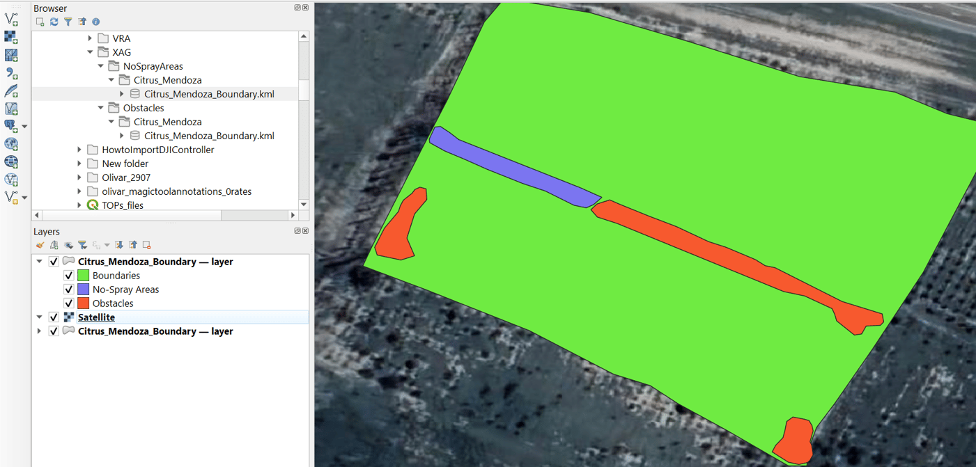 Targeted spraying maps for XAG P100's drones with PIX4Dfields