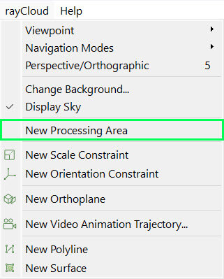 How to use a Processing Area - PIX4Dmapper