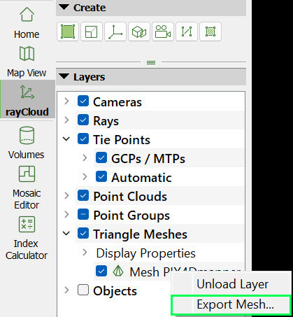 How to export the 3D textured mesh - PIX4Dmapper