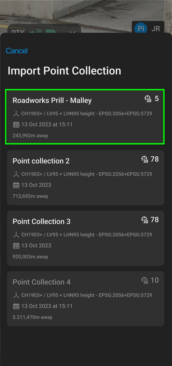 AR Points - PIX4Dcatch