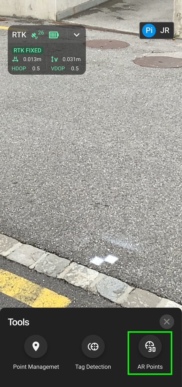 AR Points - PIX4Dcatch