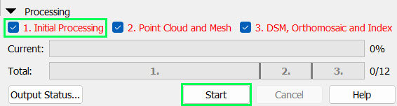 Step 4. Processing - PIX4Dmapper