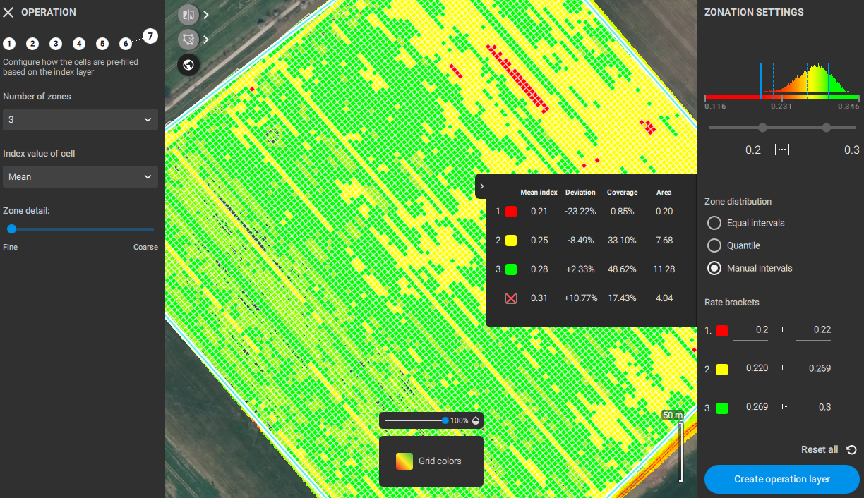 How to create zonations for targeted spraying - PIX4Dfields