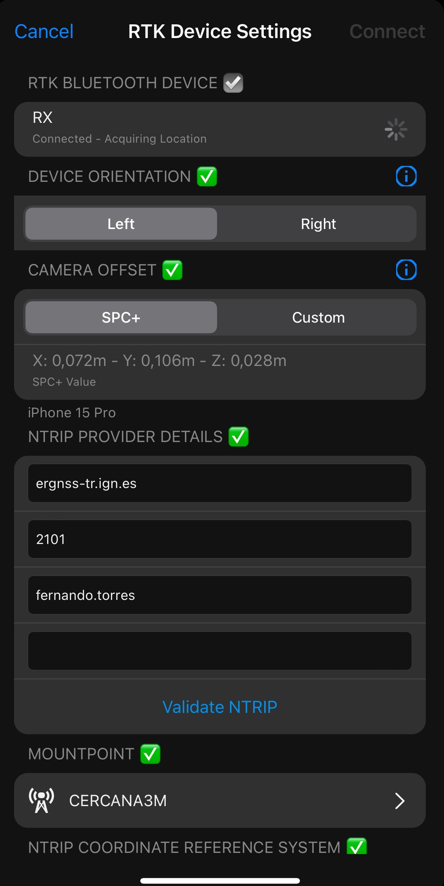 Mount and configure a Pix4D supported RTK device - Emlid