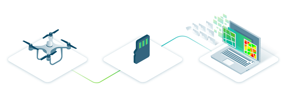 How to capture drone images for optimal results in PIX4Dfields