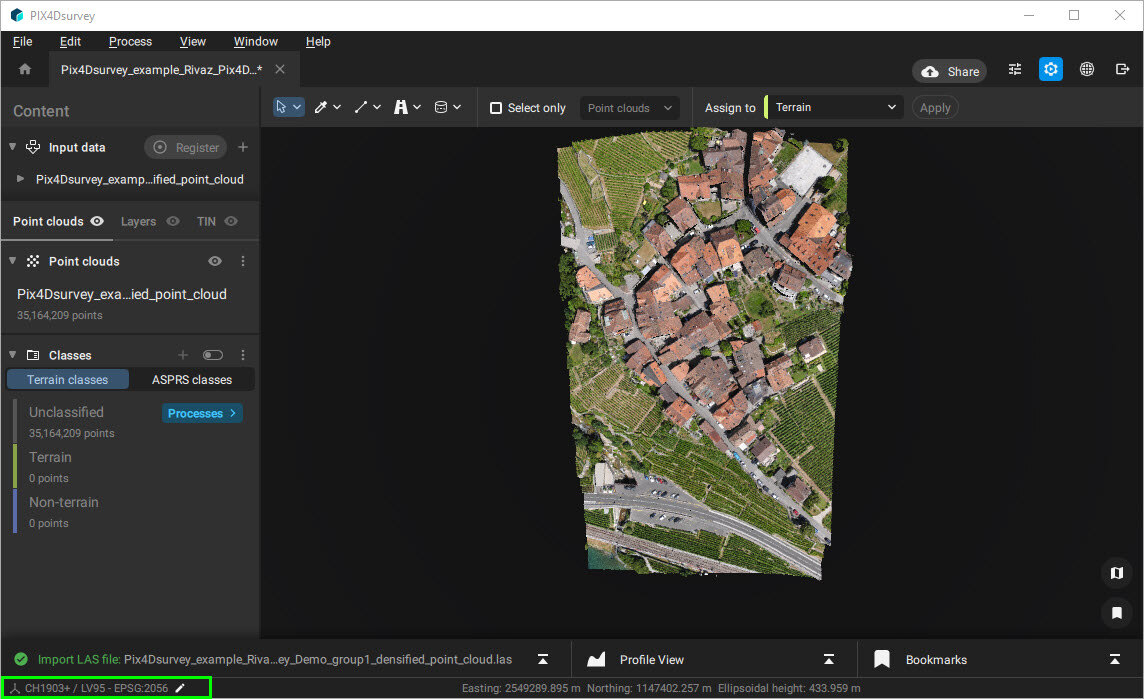 Create my first PIX4Dsurvey project from A to Z