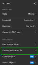 Your camera is not supported at this time - PIX4Dfields