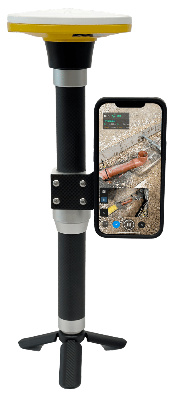 Mount and configure a Pix4D supported RTK device - Trimble