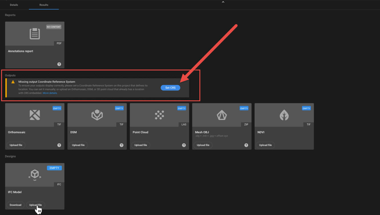 Import IFC and DXF for AR Visualization in PIX4Dcloud Pro