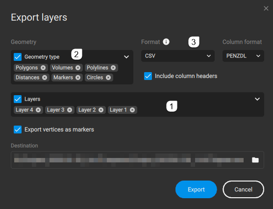 Vectorization tools - PIX4Dmatic