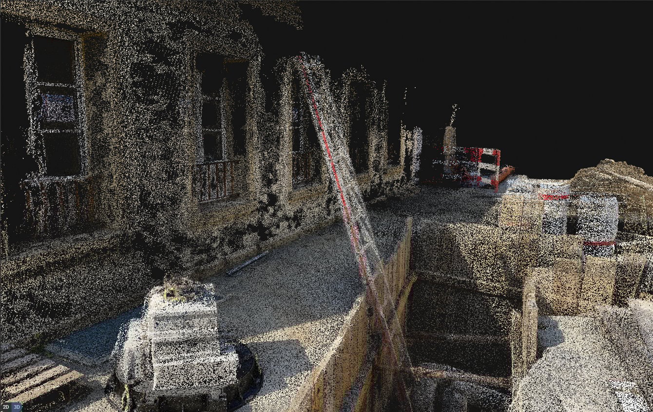 Using PIX4Dcatch to generate a Gaussian Splat model