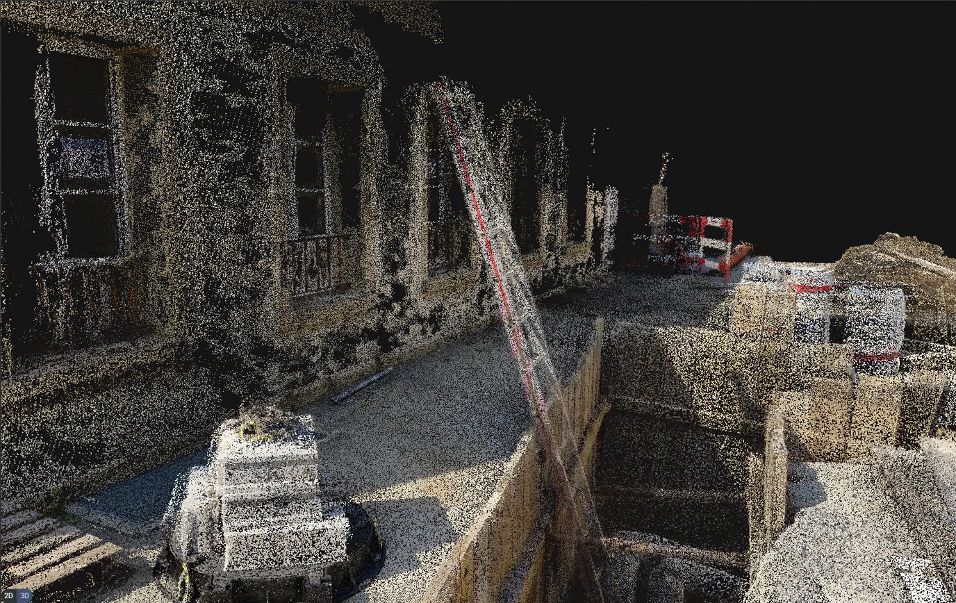 Using PIX4Dcatch to generate a Gaussian Splat model