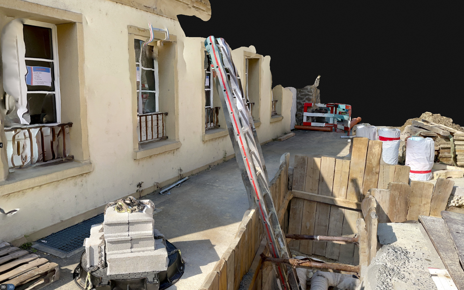 Using PIX4Dcatch to generate a Gaussian Splat model