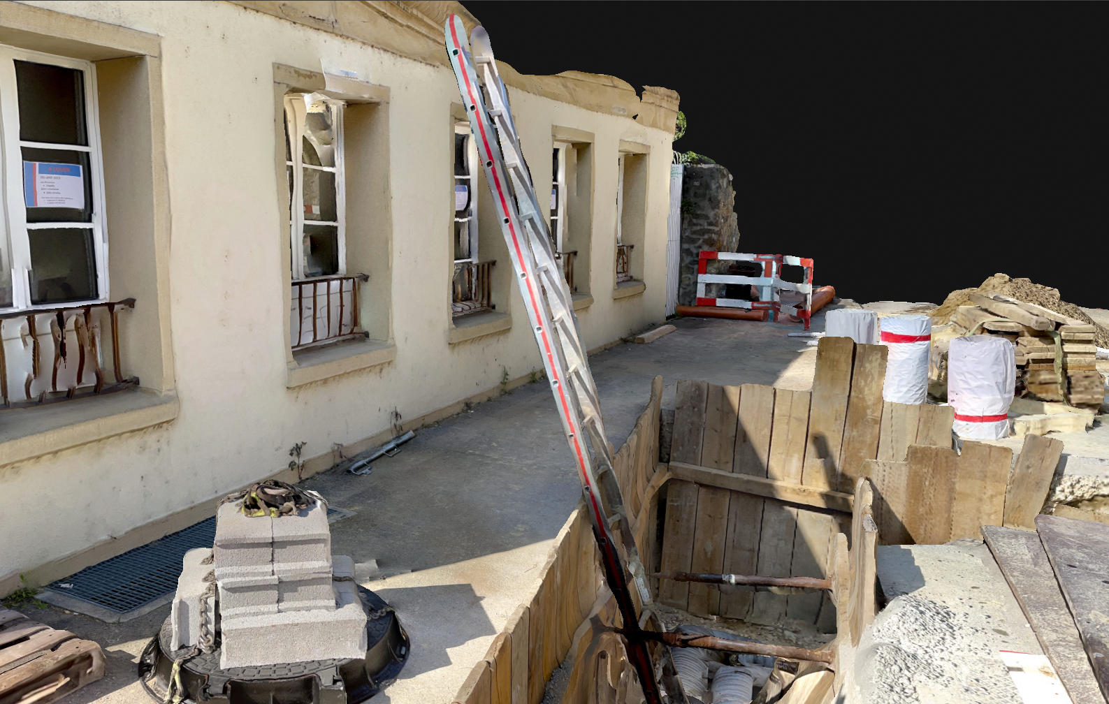 Using PIX4Dcatch to generate a Gaussian Splat model