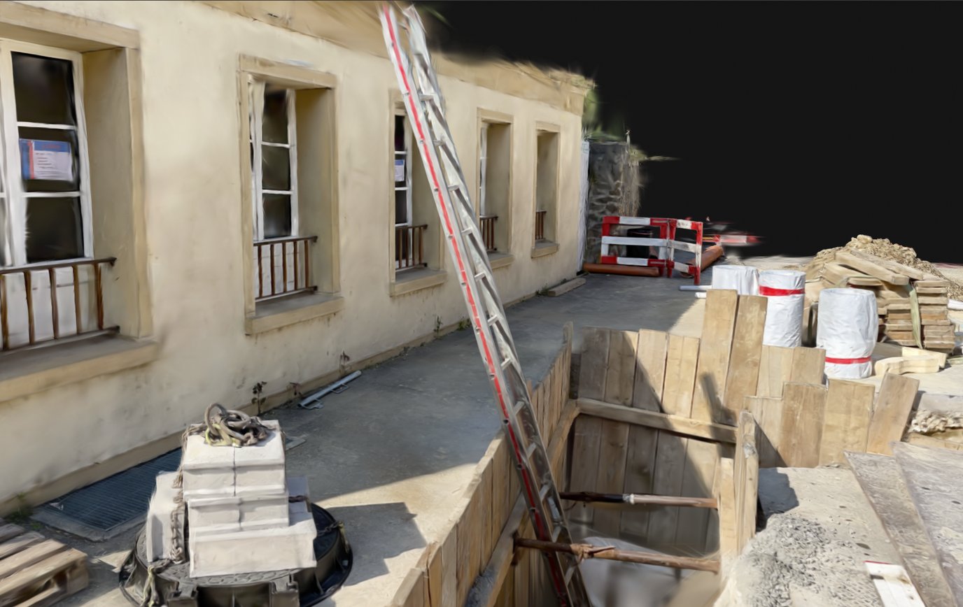 Using PIX4Dcatch to generate a Gaussian Splat model