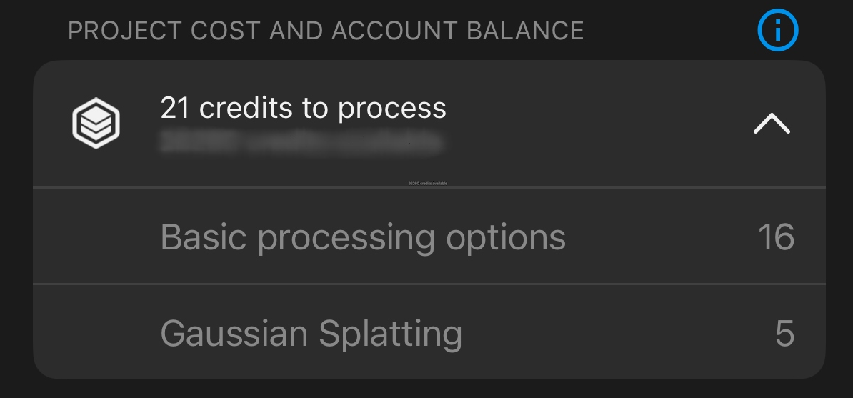 Using PIX4Dcatch to generate a Gaussian Splat model