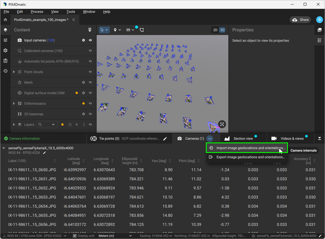 How to import and export image geolocation and orientation files ...