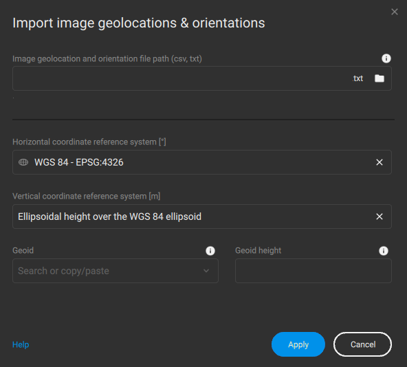 How to import and export image geolocation and orientation files ...