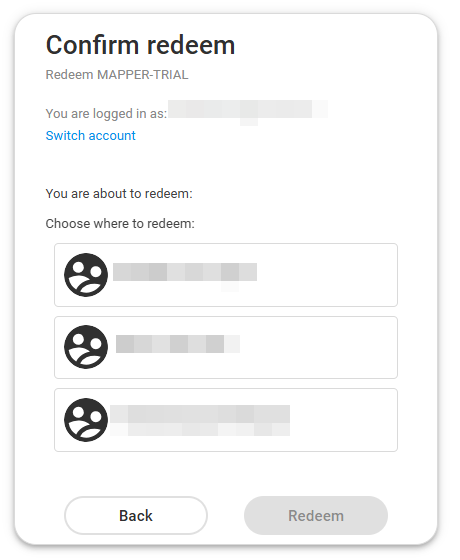 License key activation, Pix4D credit voucher codes, and coupon codes