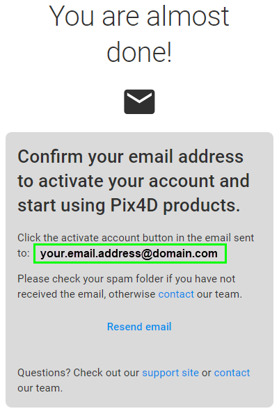 Cannot confirm/activate the account because the confirmation/activation ...