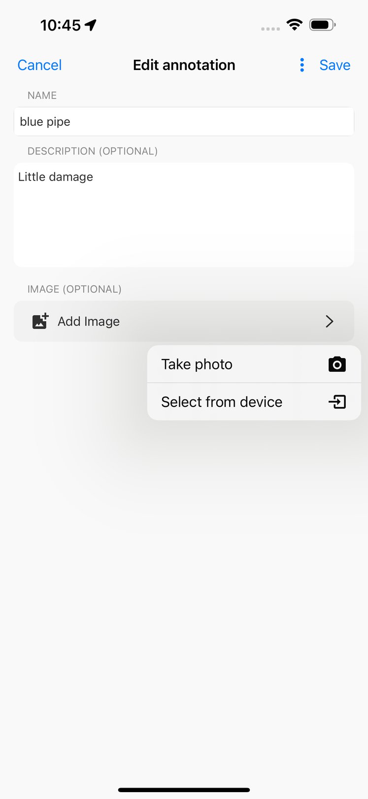 Detailed Annotations - PIX4Dcatch