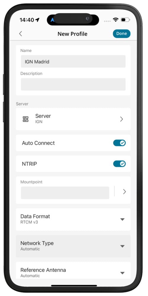 Mount and configure a Leica Zeno FLX100 plus - PIX4Dcatch