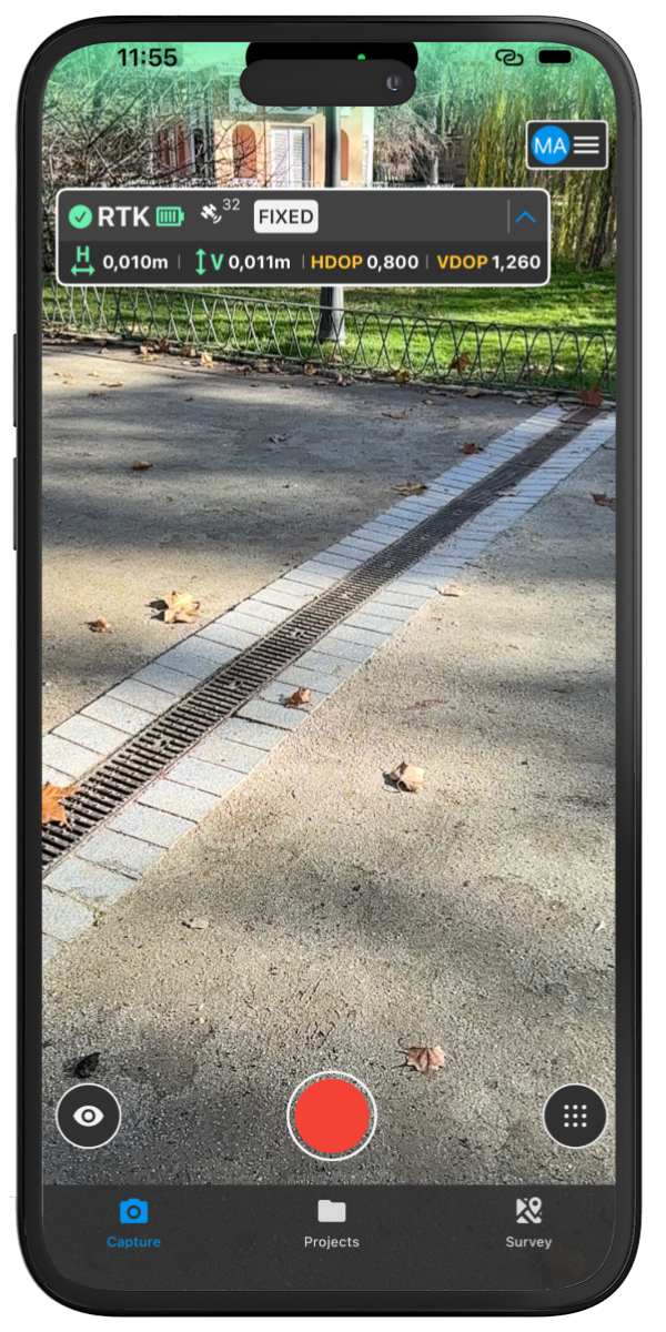 Augmented Reality (AR) Points in PIX4Dcatch