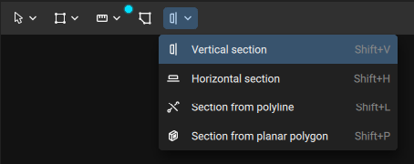 Section view - PIX4Dmatic
