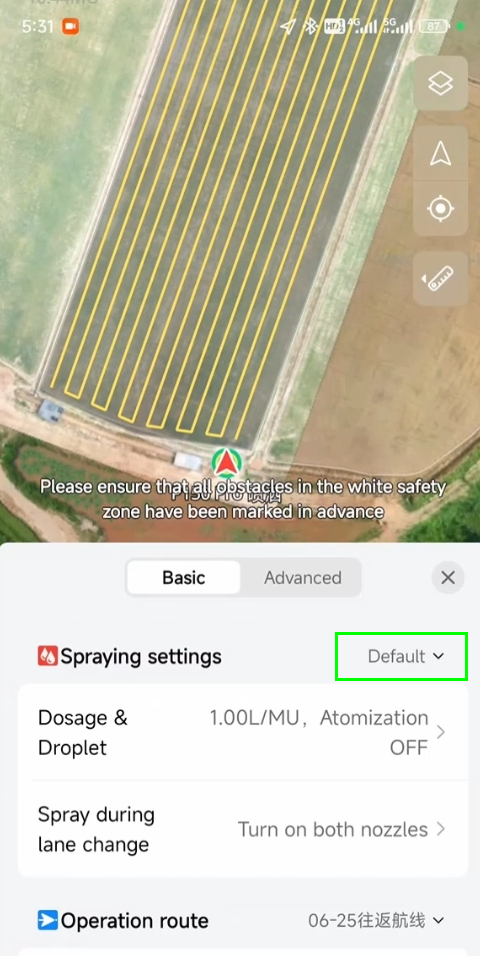 Targeted spraying maps for XAG drones with PIX4Dfields